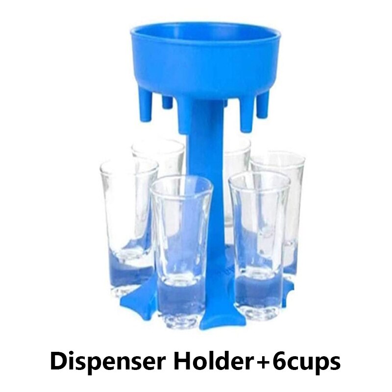 6 Shot Glass Dispenser Holder Drinking Games Shot ... – Grandado