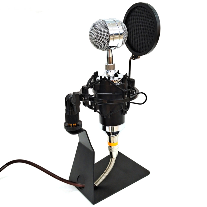 Iron Triangle Metal Microphone Stand, Microphone D... – Vicedeal