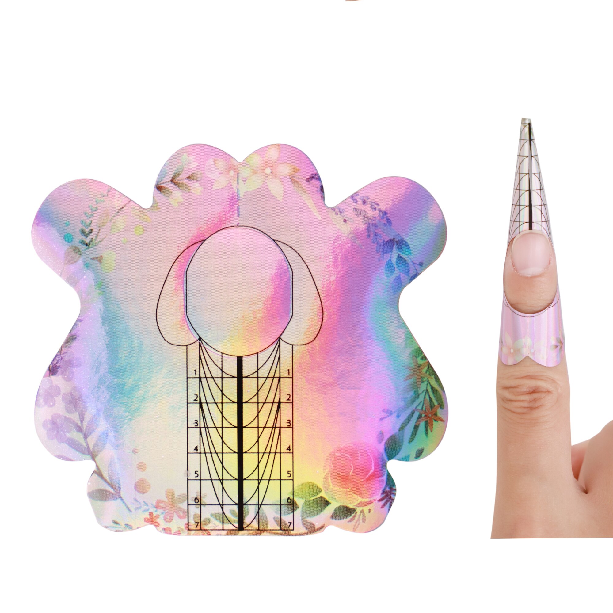 100 Pcs/Lot French Nail Form Tips Nail Extension A... – Grandado