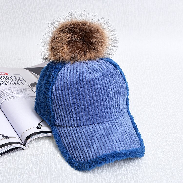 ball corduroy cloth baseball cap four color women ... – Vicedeal