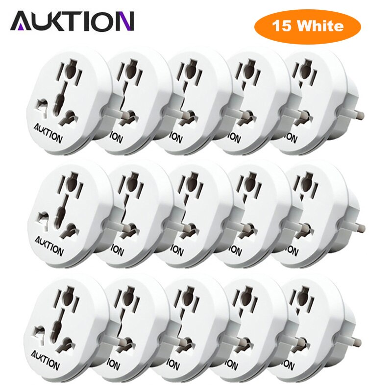 AUKTION 15Pcs/Lot Universal Travel 16A EU Adapter ... – Grandado