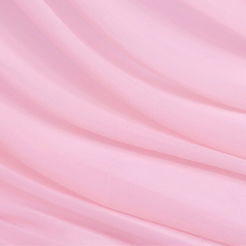 silk georgette 8mm 114cm 45"width light pink color... – Grandado
