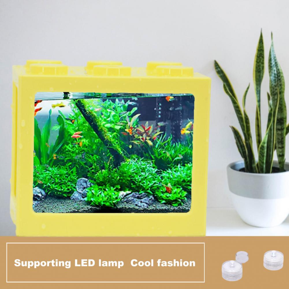 Useful Fish Tank Compact Anti-crack Small Betta Fi... – LovingPrices