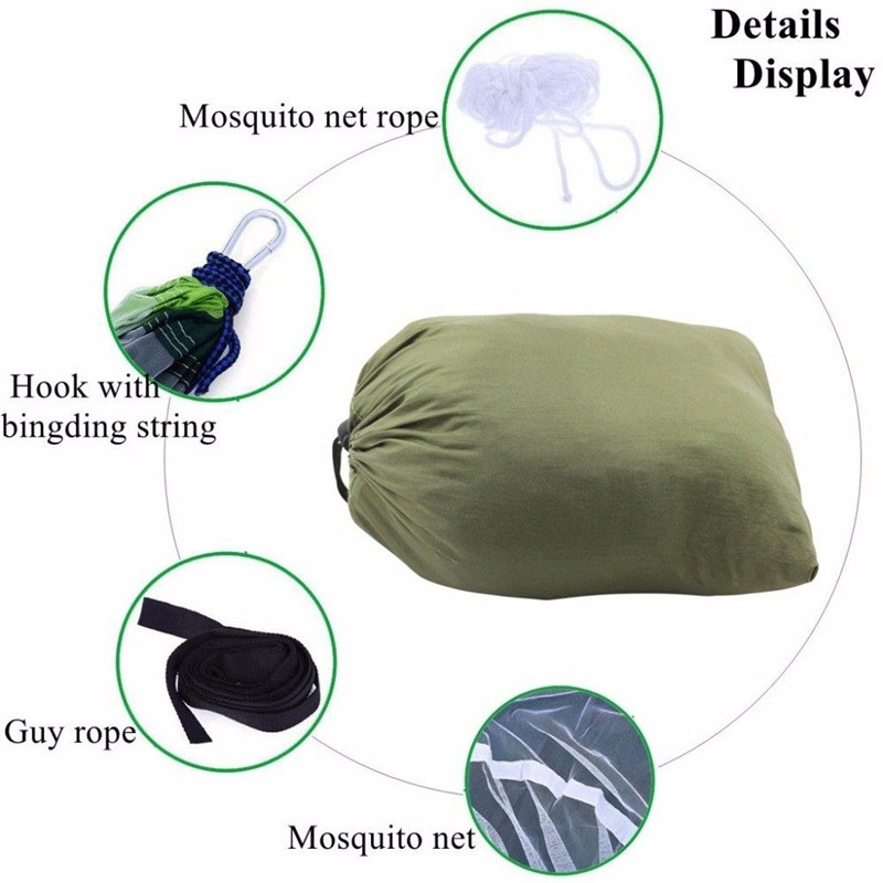 Camping Hangmat met Klamboe en Regen Vliegen Tarp,... – Grandado