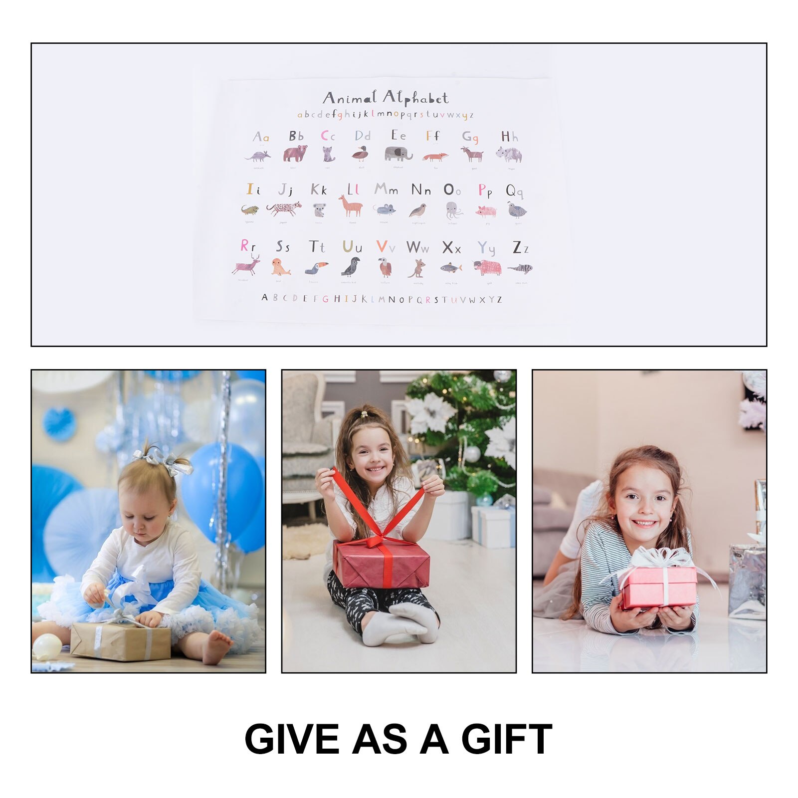 1 Pc Educational Children Hanging Alphabet Cartoon... – Grandado