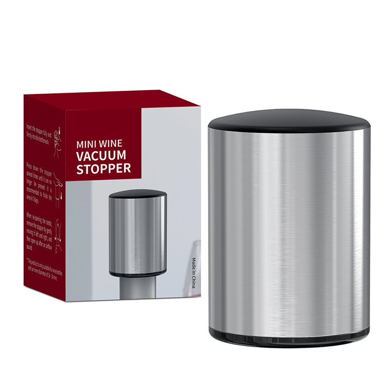 Vacuum Wine Stopper Metal Bottle Stopper Red Wine ... – Grandado