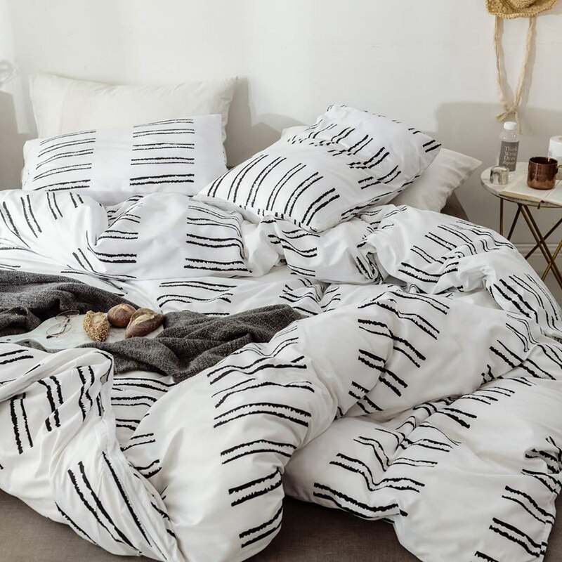 3-Piece Duvet Cover Set Microfiber Duvet Cover Bed... – Grandado