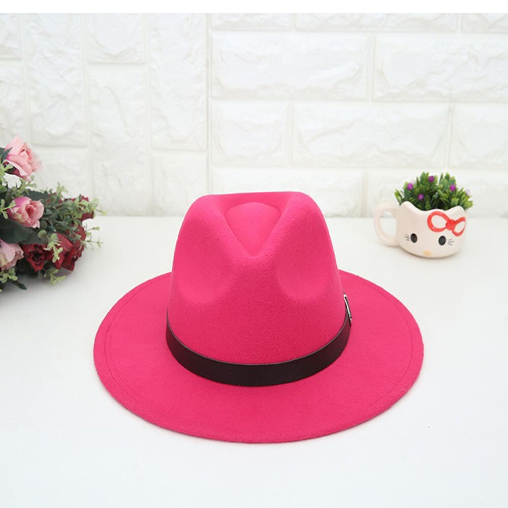 Classic British Fedora Hat Men Women Imitation Woo... – Grandado