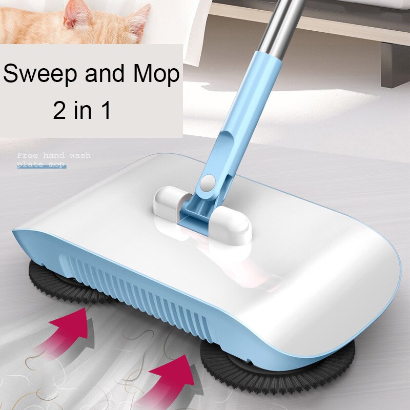 hand push sweepers 2 in 1 sweeping and mopping mac... – Grandado