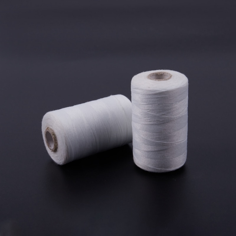 2 hilos blancos para máquina de coser, hilo de pol... – Grandado