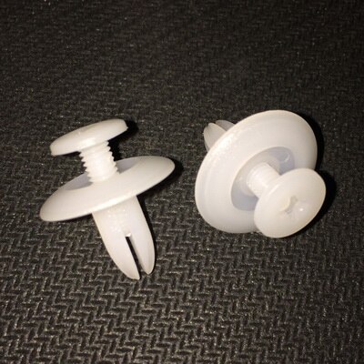 100pcs 6mm Beige Gray Clips Plastic Auto Fasteners... – Vicedeal