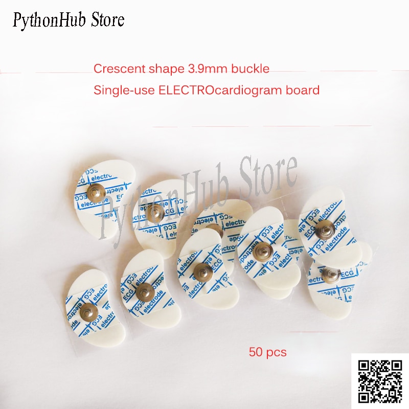 50 pcs Household Disposable ECG Electrode Pads But... – Grandado