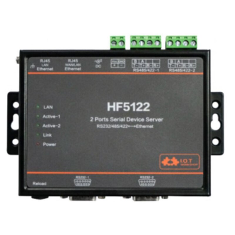 HF5122 RJ45 RS232/485/422 Serial Port to Ethernet ... – Vicedeal