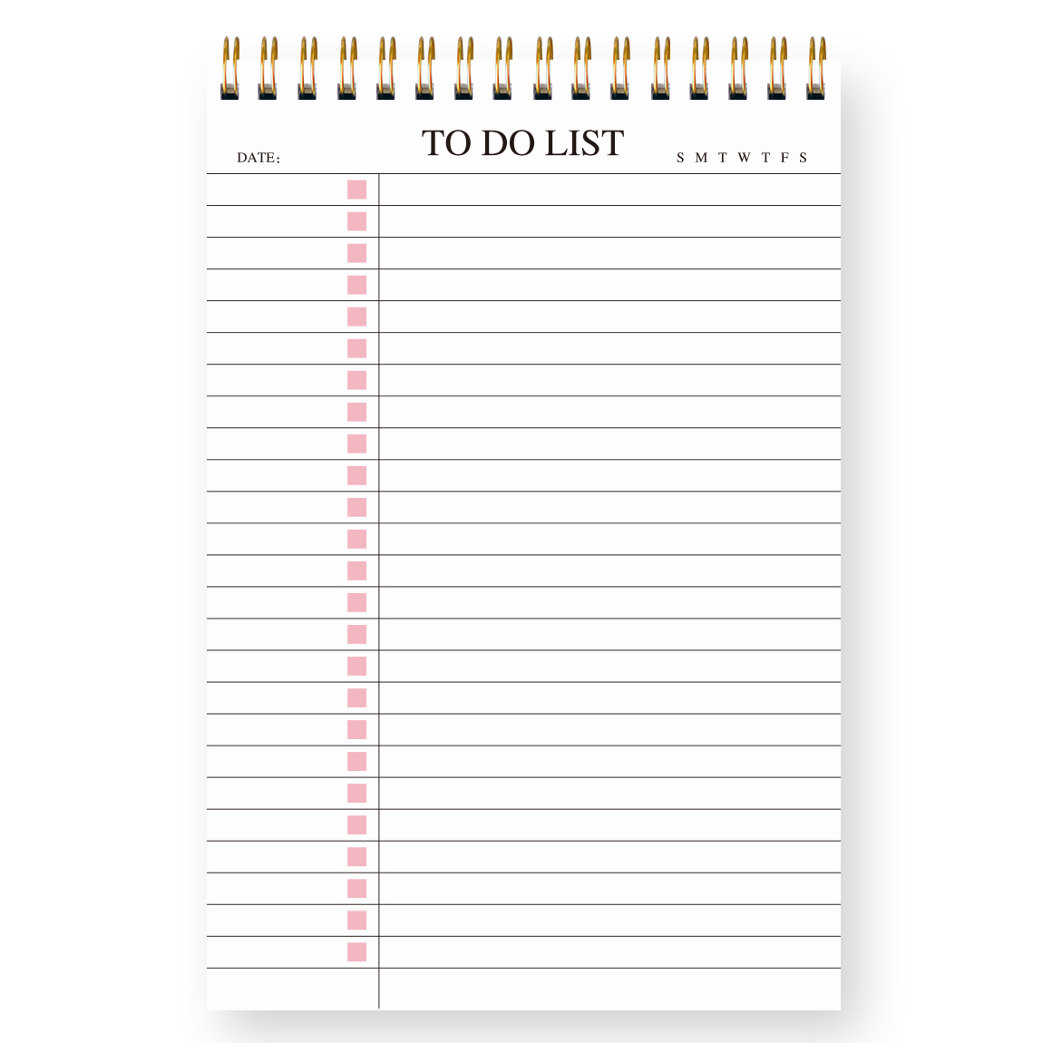 To Do List Notepad – Minimalist Daily Task Planner... – Grandado