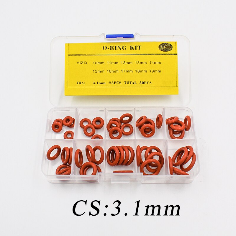 Dikte 3.1Mm Rode Ring Siliconen O Ring Seal Silico... – Vicedeal