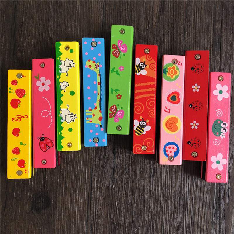 Abld -16 hål munspel diatonisk blues harpa träblås... – Grandado