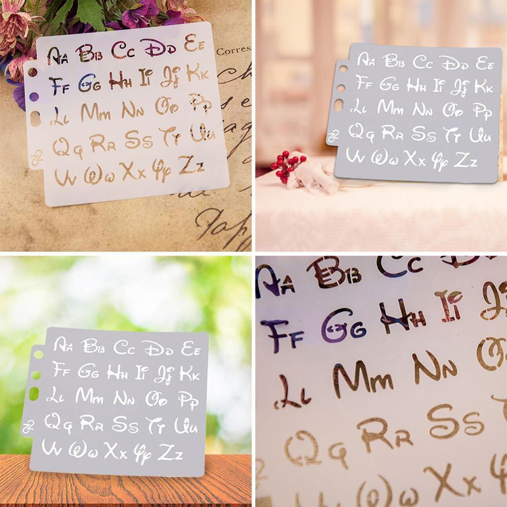 2PCS Alphabet Letter Stencils Template Painting Sc... – Grandado