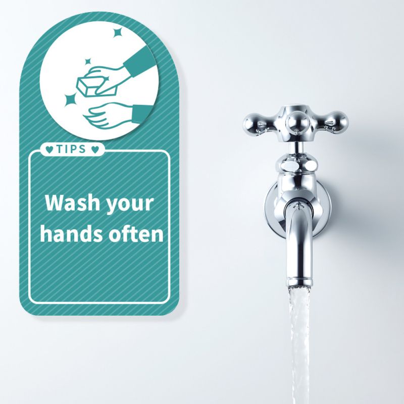 Acrylic Signage Stickers Prevention Signs Welcome ... – Vicedeal