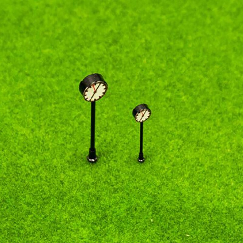 Model Railway Lights Lit Platform Clock Lamp Train... – Vicedeal