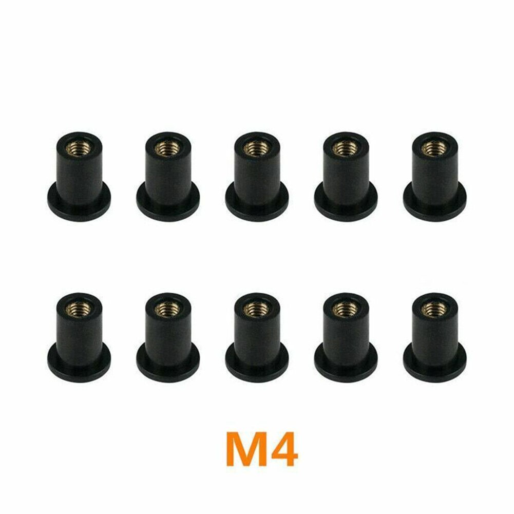 10Pcs Goed Moer Metrische M4 Voorruit/Kuip Rubber ... – Grandado