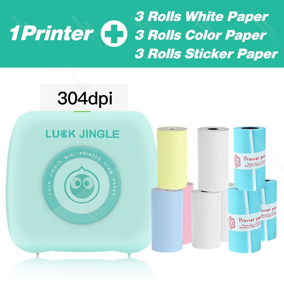 Pocket Photo Printer 304Dpi Draagbare Bluetooth Pr... – Vicedeal