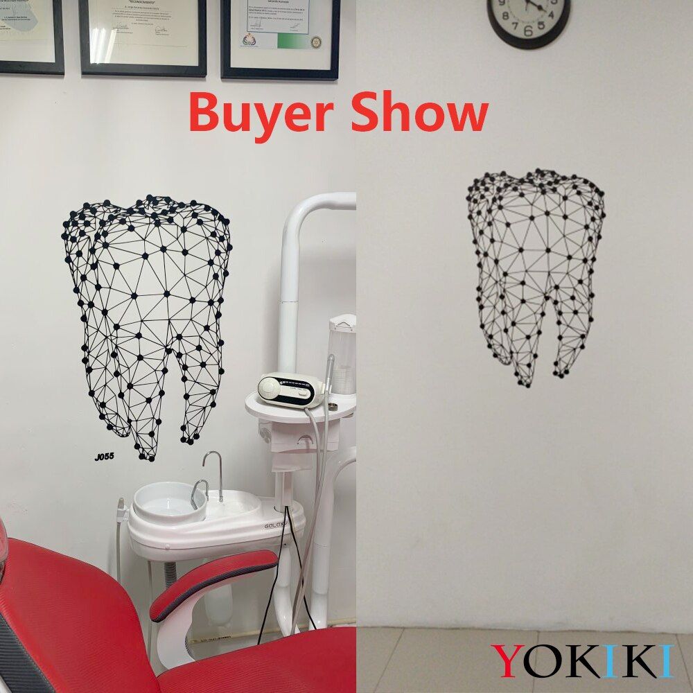 Cartoon tooth Pvc Wall Decals For Tooth Dental Vin... – Grandado