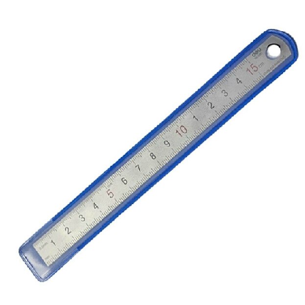 Deli 15cm Steel Ruler Scale Durable 8461 – Grandado
