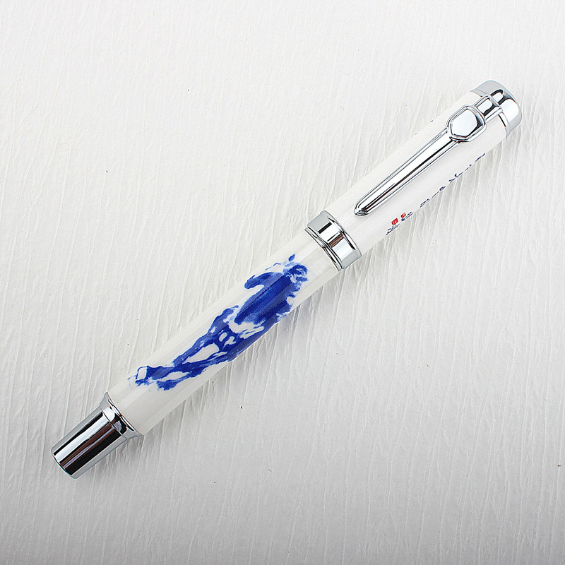 Jinhao 950 Ceramics Silver Clip Metal Fountain Pen... – Grandado