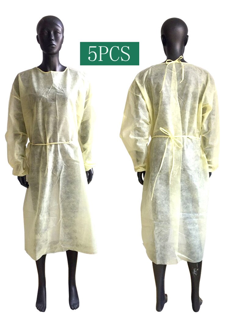 5pcs Protective Anti dust-proof Disposable Gown Ho... – Vicedeal
