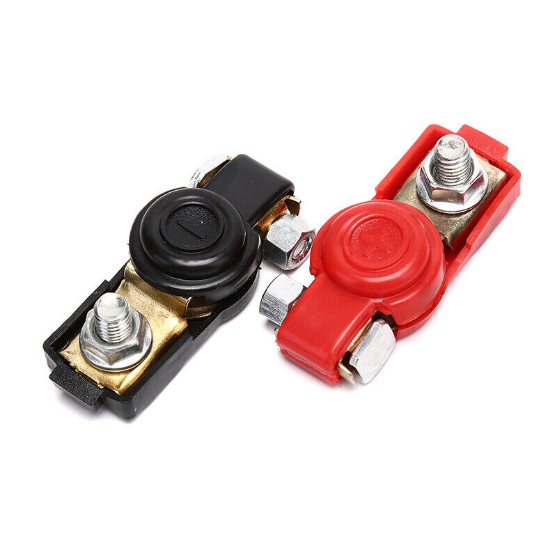 Car Battery Terminal Connector 6V/12V A Pair Positive & Negative ...
