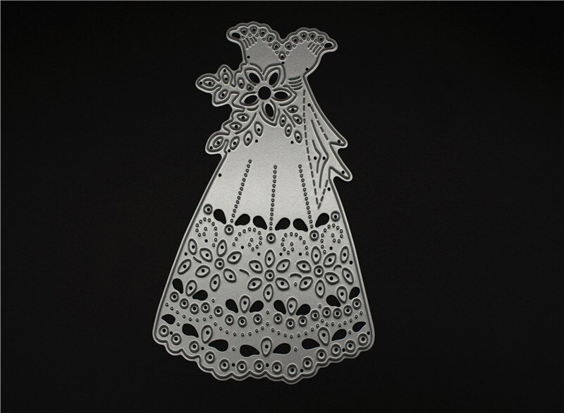 Wedding Girl Dress Metal Cutting Dies Stencils Tem... – Vicedeal