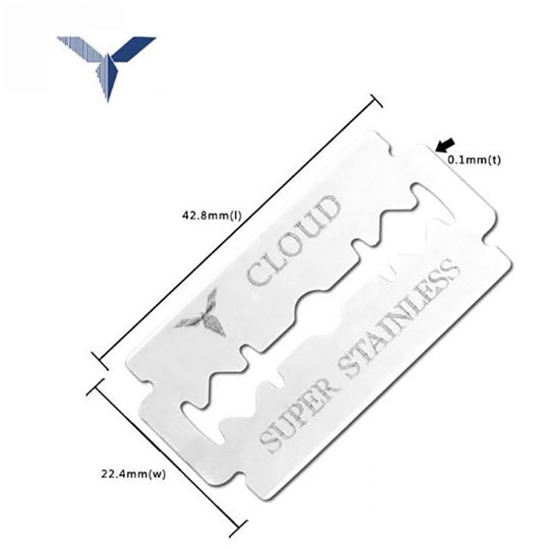 CLOUD 100 Pcs Razor Blades Stainless Steel Hairdre... – Grandado