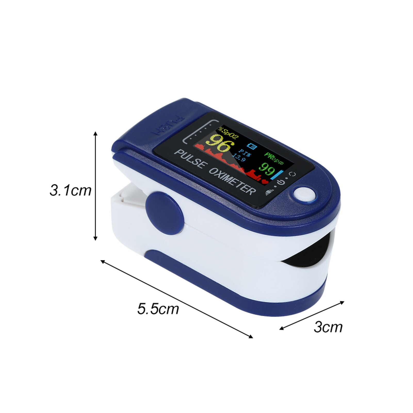 Digital Blood Oxygen Monitor Finger Pulse Oximeter... – Vicedeal