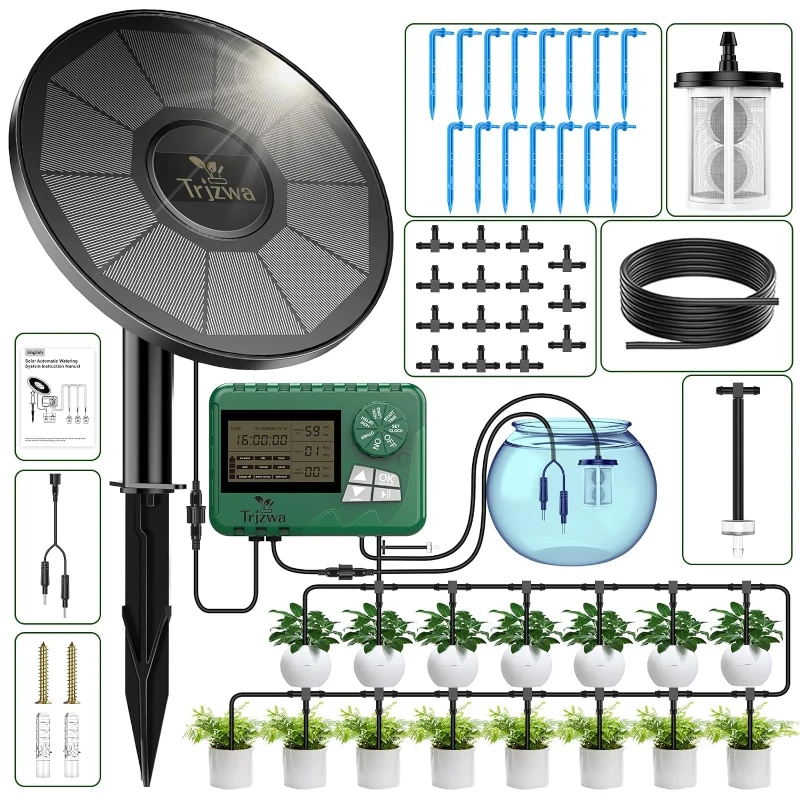 Zonne-Energie Irrigatiesysteem, Diy Water Timer, M... – Vicedeal