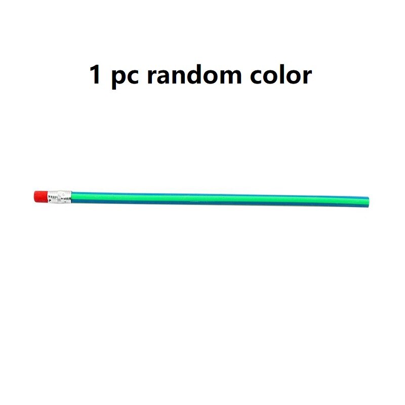 1pcs Bendy Flexible Stripe Pen Soft Pencil With Er... – Grandado