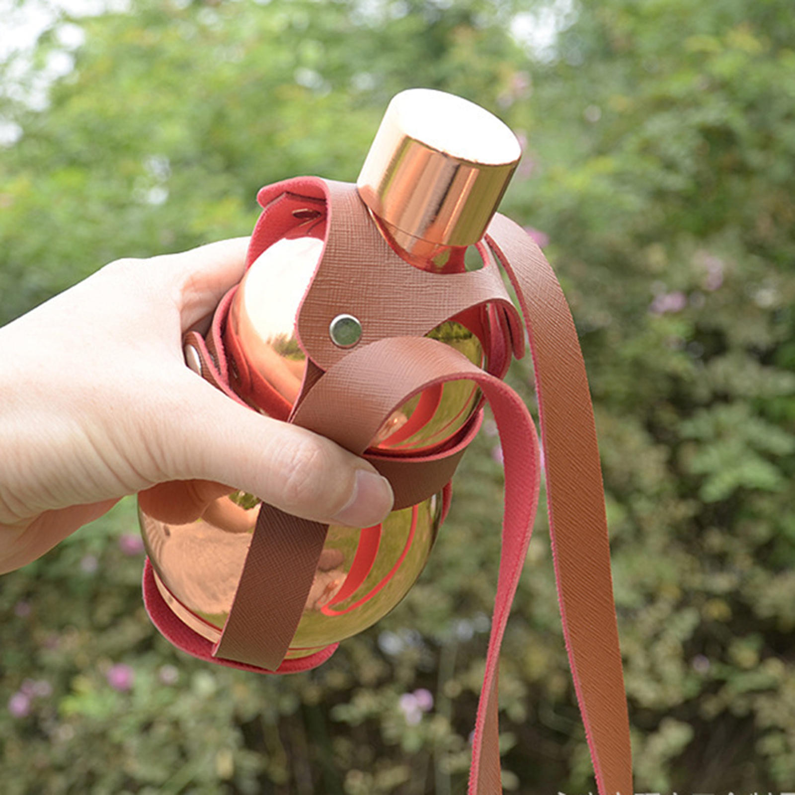 Leakproof Hip Flask Wine Jug Leather Shoulder Stra... – Vicedeal