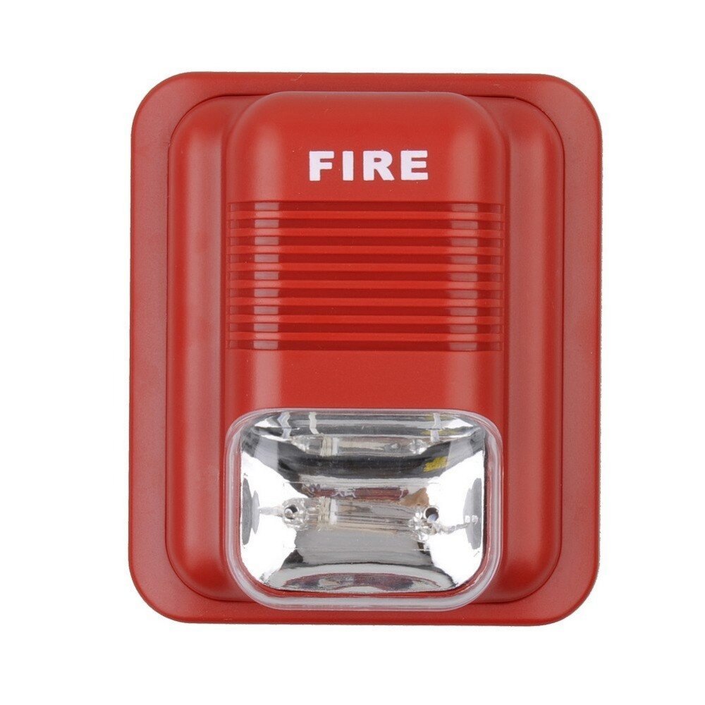 Fire Alarm Siren Red Sound and White Flash Light f... – Grandado