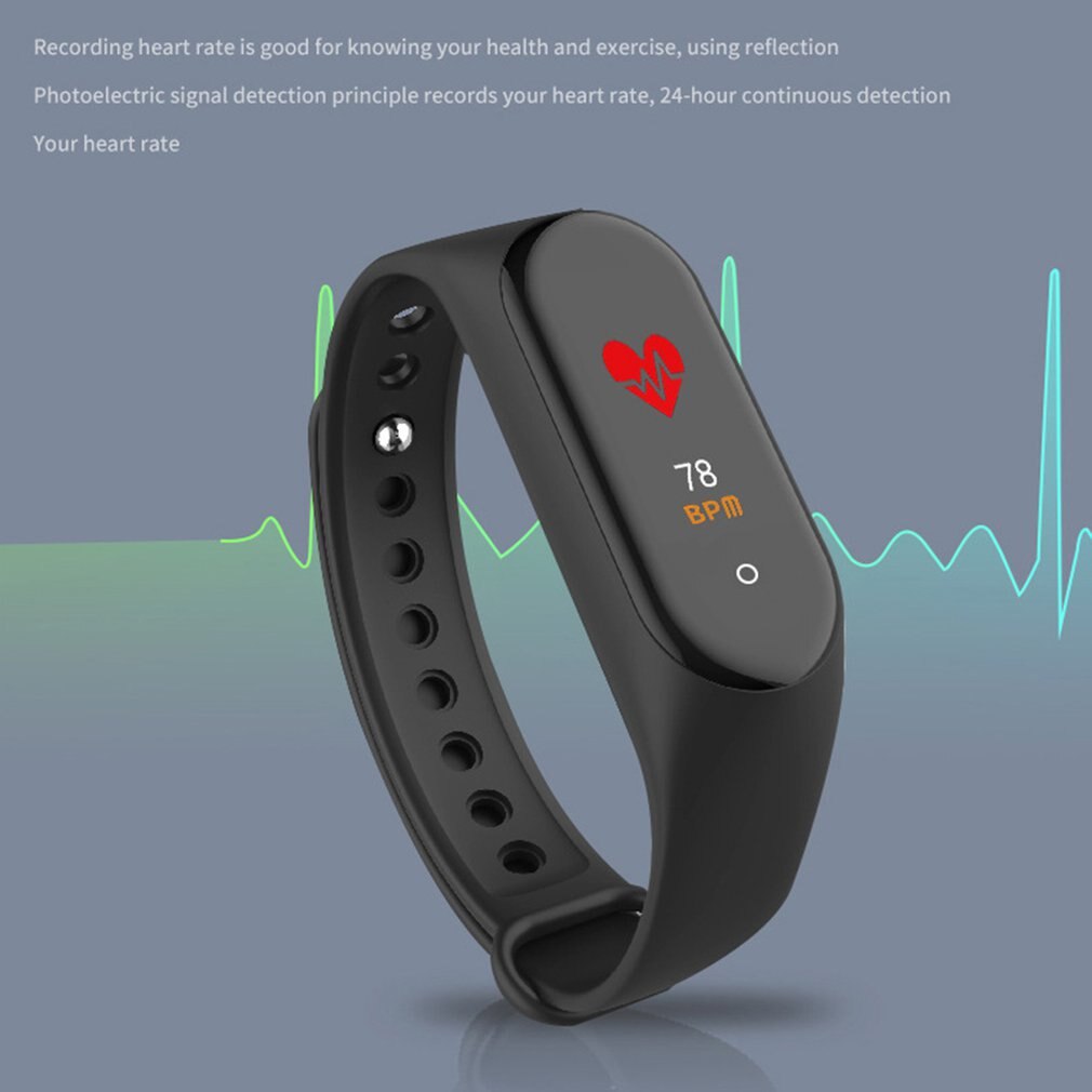 M4 Smart Watch Heart Rate Monitor Function Smartwa... – Grandado