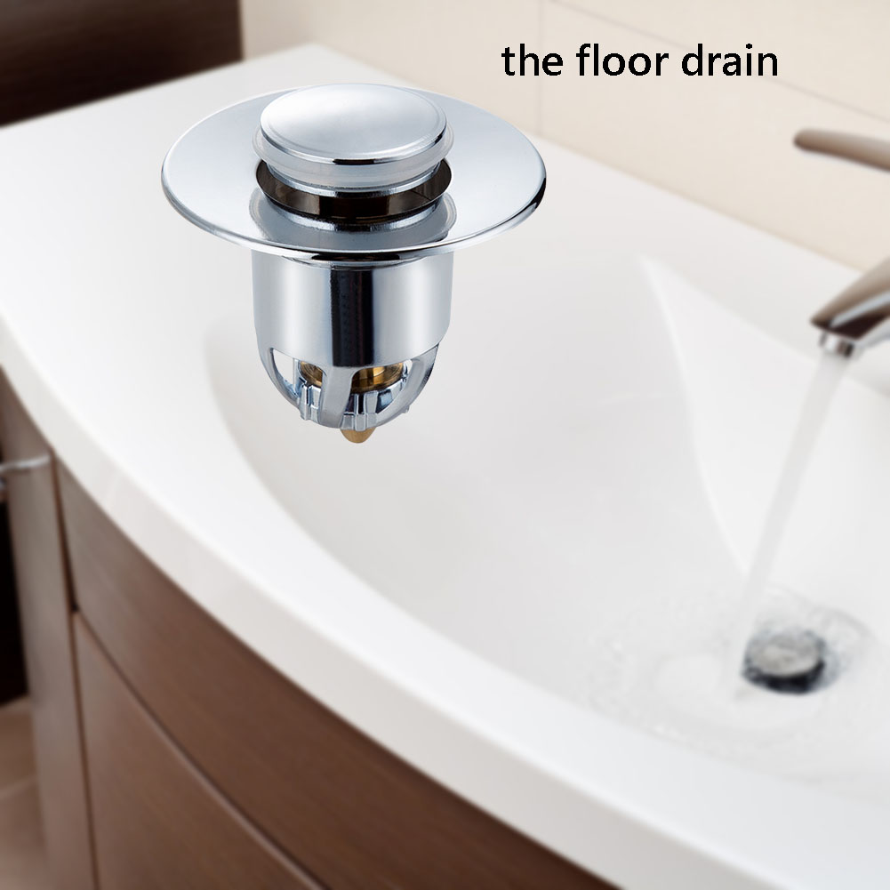 Stainless Steel Bounce Core Push Type Drainage Fil... – Grandado