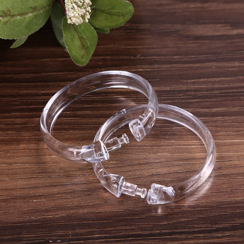 Shower curtain ring, transparent, 12 pieces PXPC – Grandado