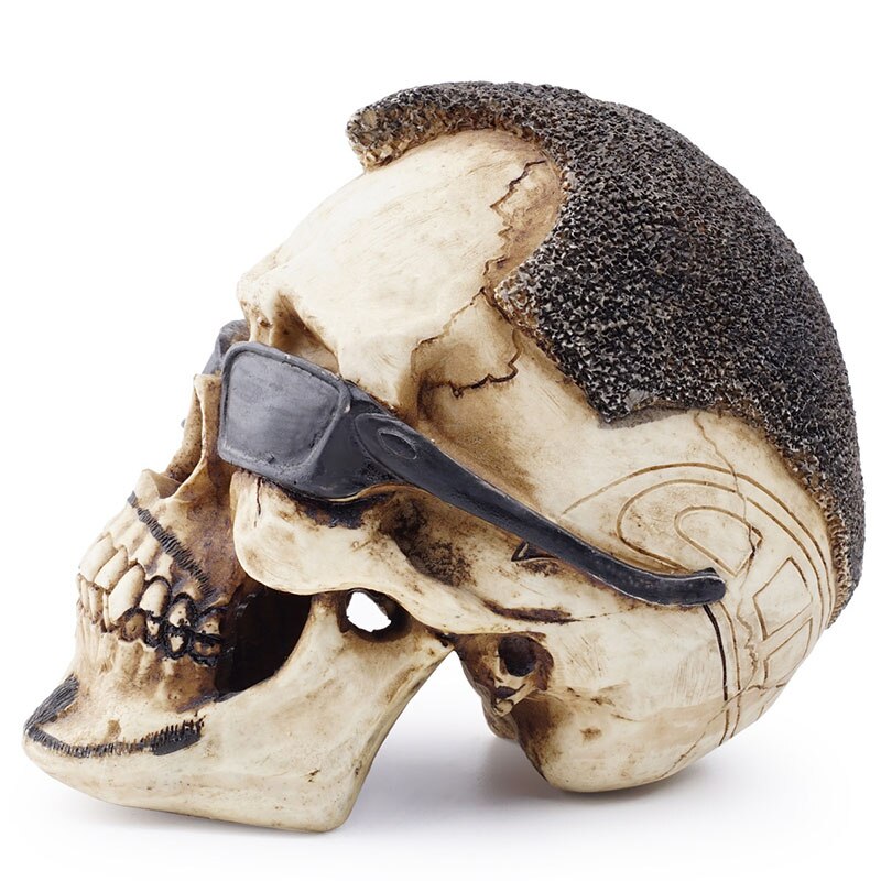 HeyMamba Resin Japanese Samurai Skull Statue Sculp... – Vicedeal