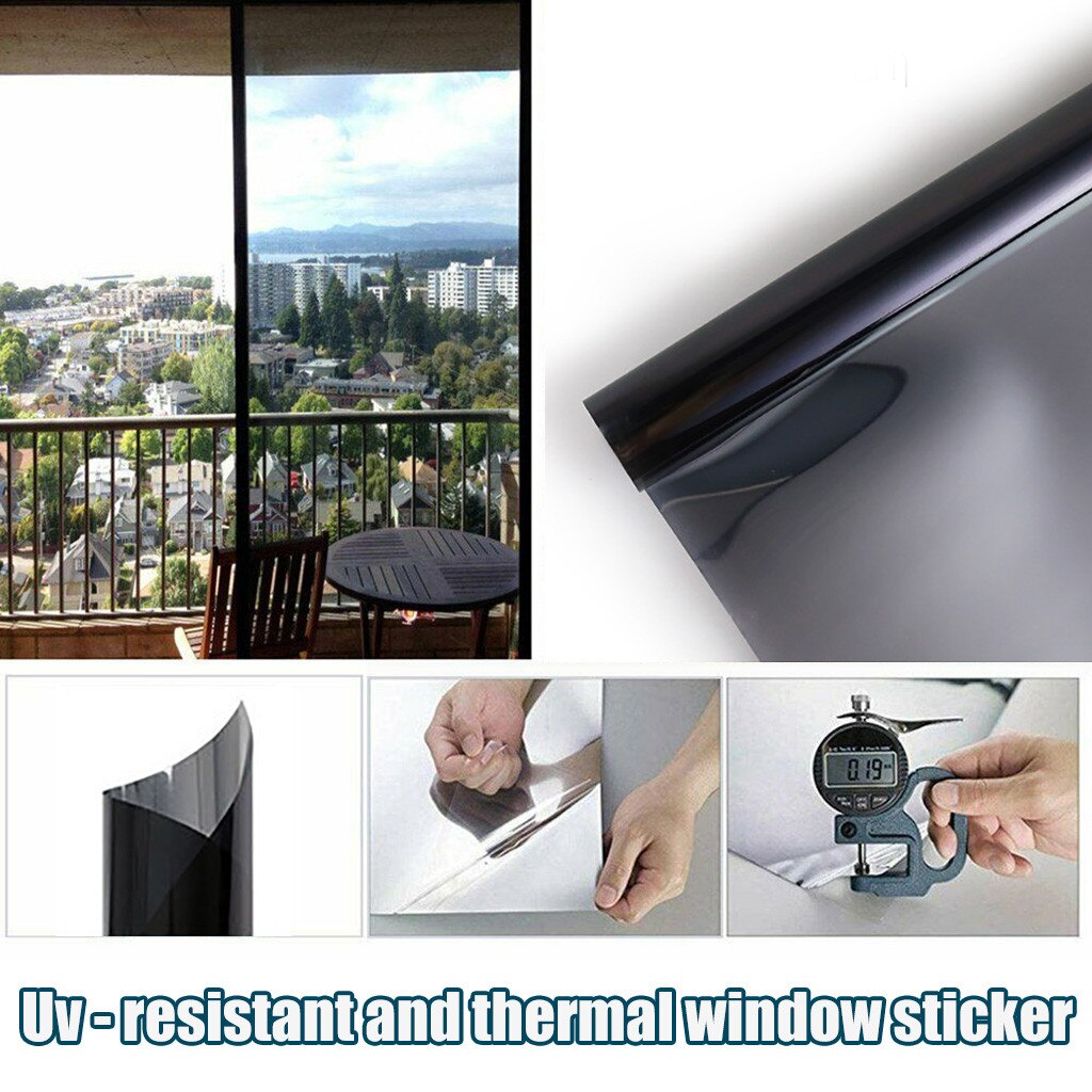 Top One Way Mirror Window Film Vinyl Self-adhesive... – Grandado