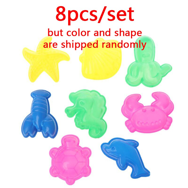 8PCS Sea Animals Sand Clay Tool Beach Toys Modelin... – Grandado