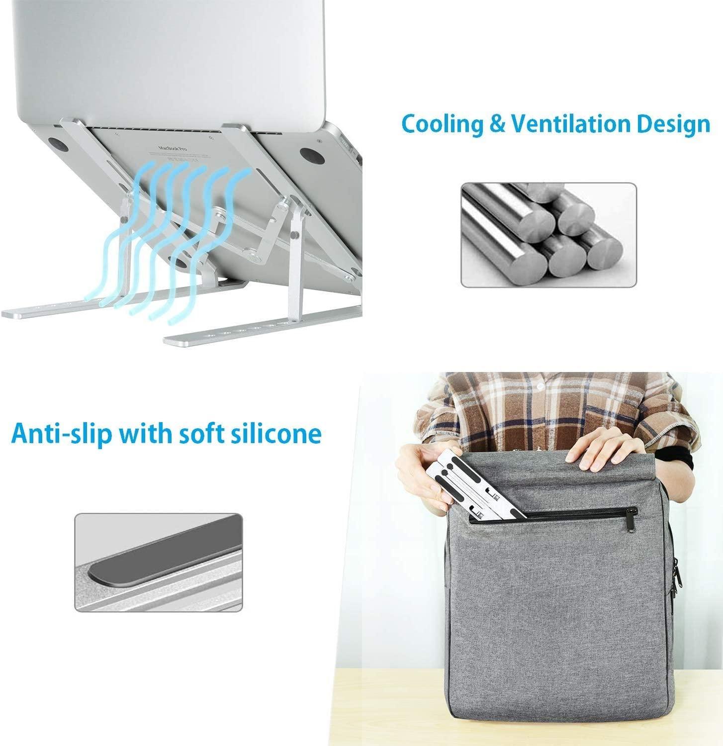 Laptop Holder Stand For Macbook Air Pro Stand Port... – Grandado