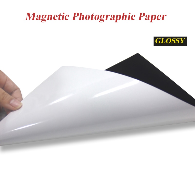 magnetic photographic paper A4 4R magnetic paste i... – Vicedeal