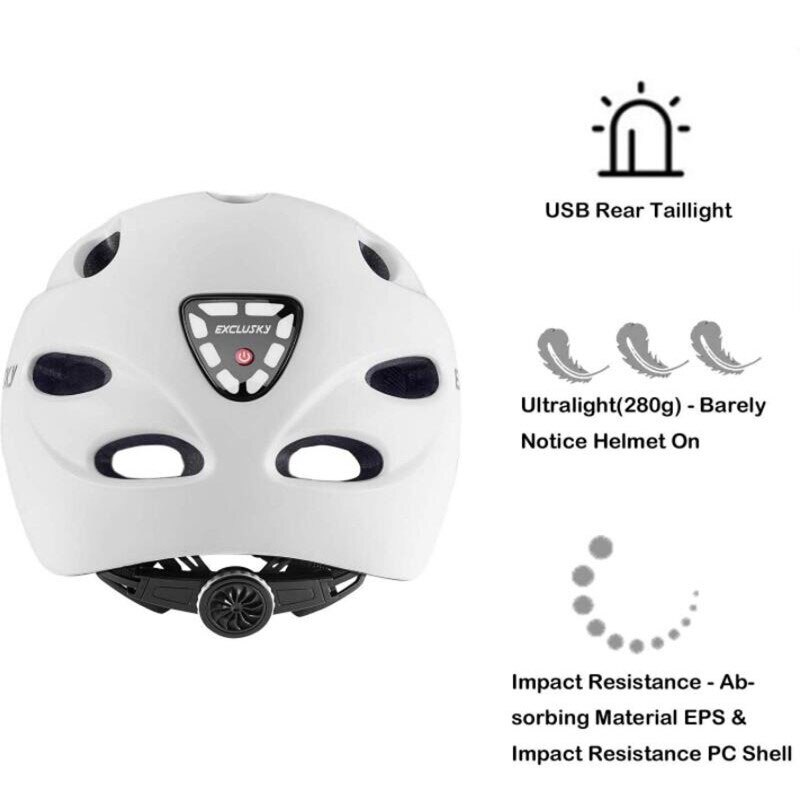 Exclusky Stad Fietshelm Maat 56 ~ 61Cm Rode Racefi... – Grandado