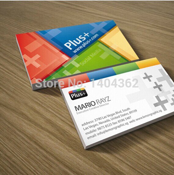 500pcs Double faced printing Paper Business cards ... – Grandado