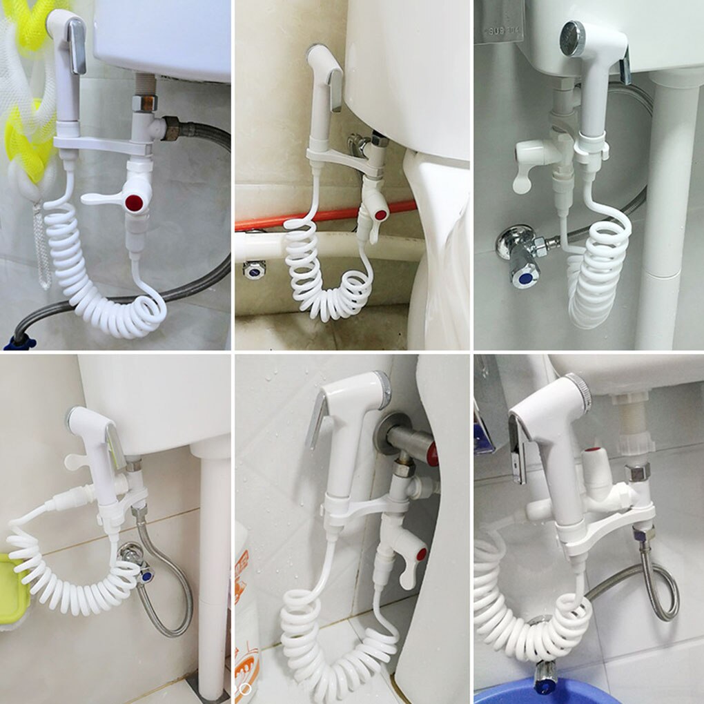 ABS Toilet Handheld Bidet Sprayer Set Three Outlet... – Grandado