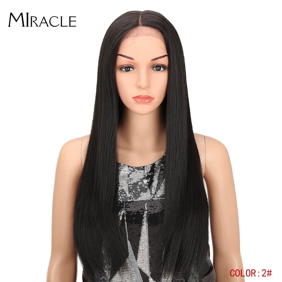 Miracle Synthetische Lace Front Pruik Voor Zwarte ... – Grandado