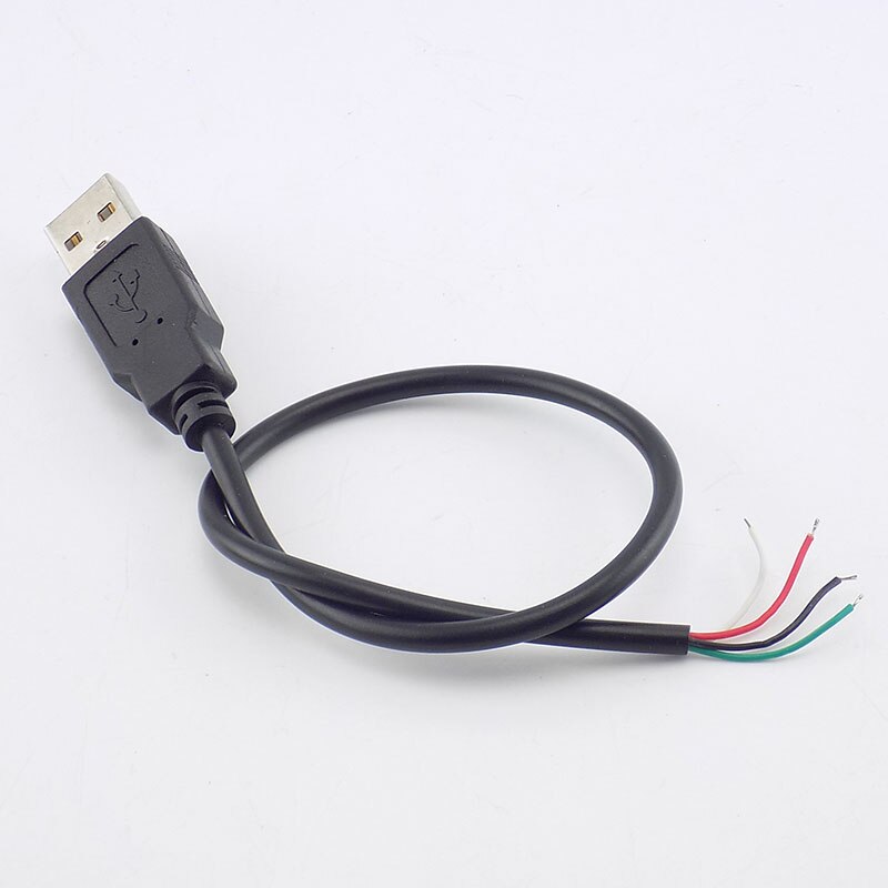 0.3/1/2M DIY Micro USB A Male 4 Pin Wire Data Cabl... – Grandado